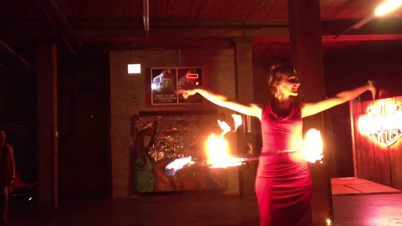 You Gotta See this Fire Dancer Engagement Party in Chicago | Kate + Chad