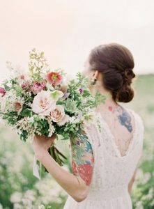 20 Gorgeous Tattooed Brides | WeddingMix
