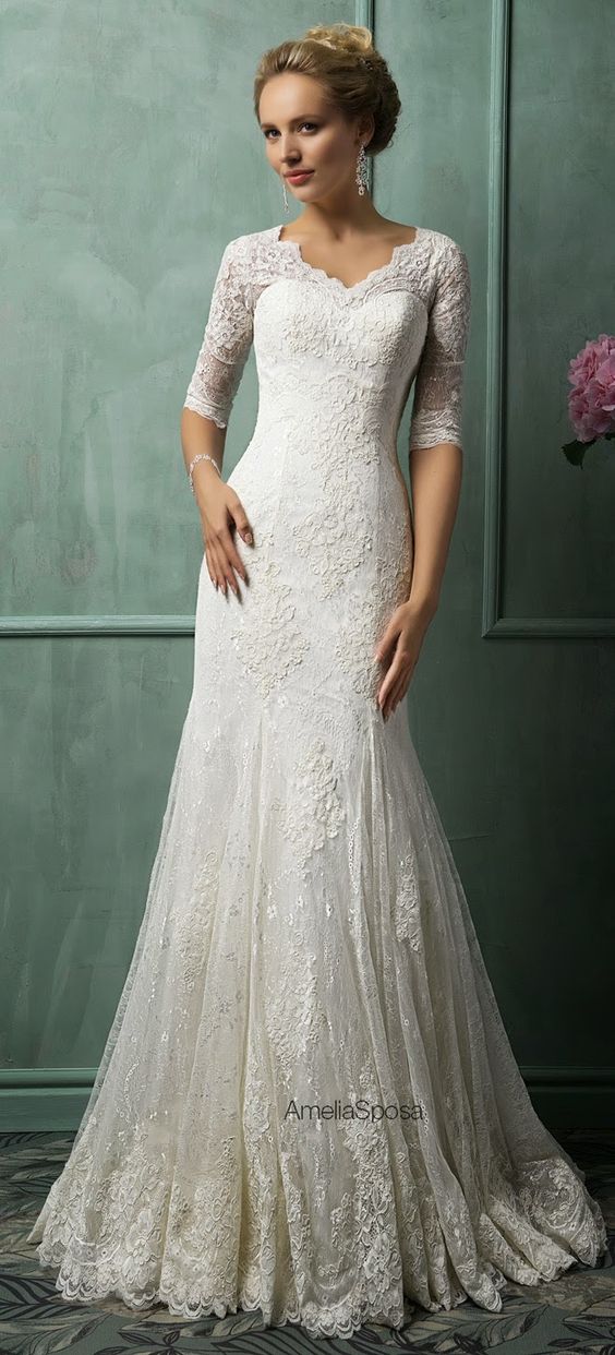 11 Stunning Lace Wedding Dresses | WeddingMix