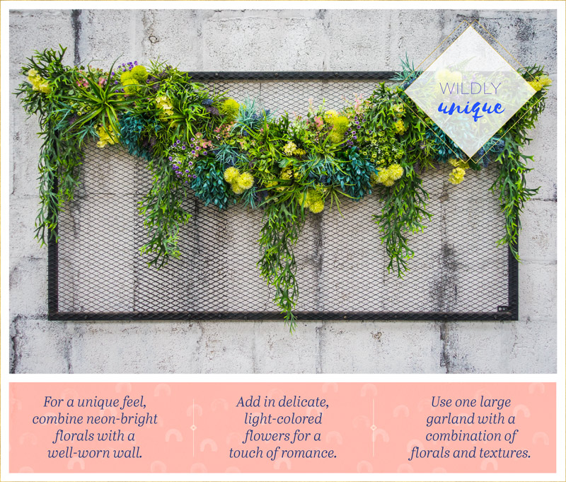 14 Stunning Flower Wall Trends - WeddingMix Blog